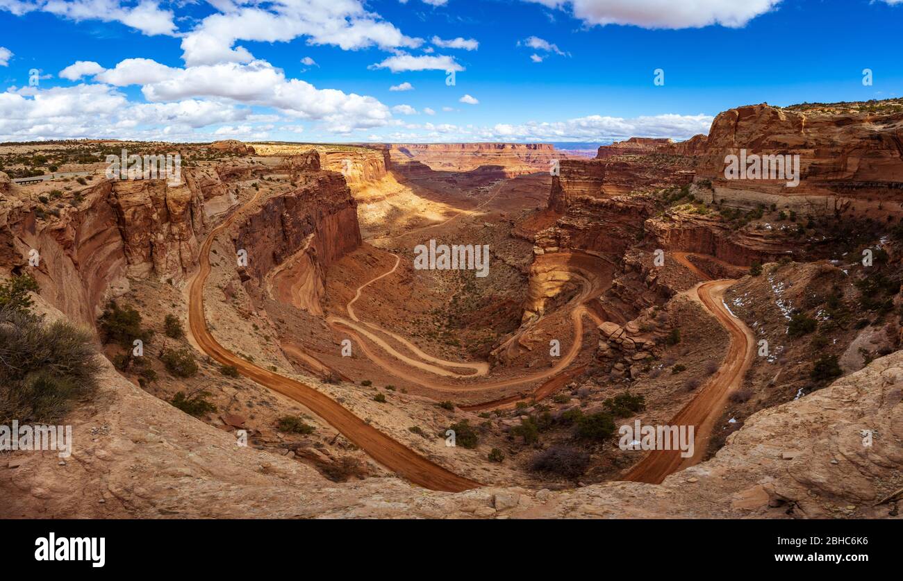 Shafer trail viewpoint hi-res stock photography and images - Alamy