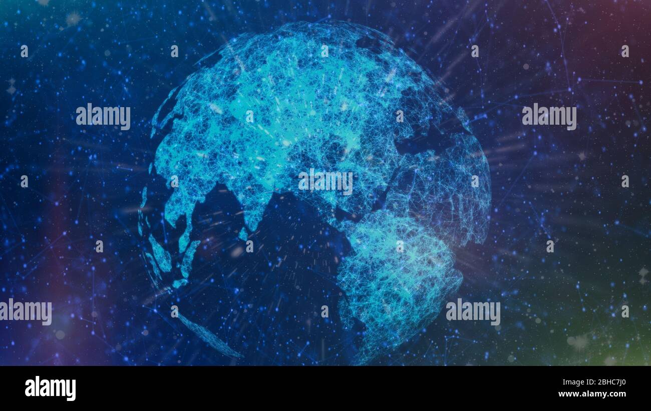 Futuristic network connection, internet, innovation and technology ...