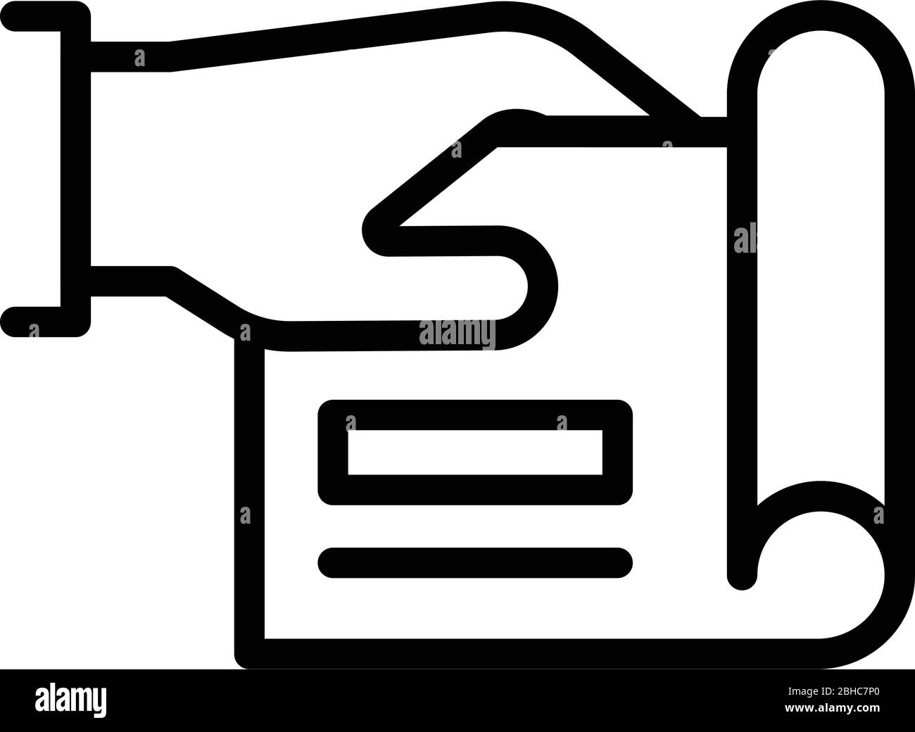 Hand writing sign give Cut Out Stock Images & Pictures - Alamy