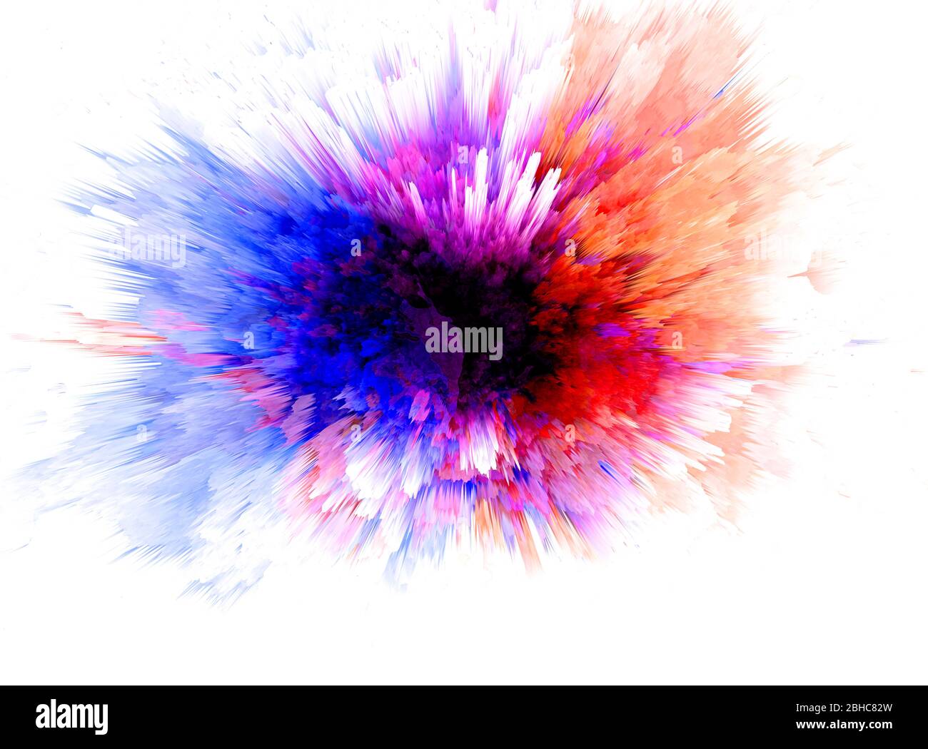 Abstract beautiful Colorful 3D rendering watercolor illustration ...