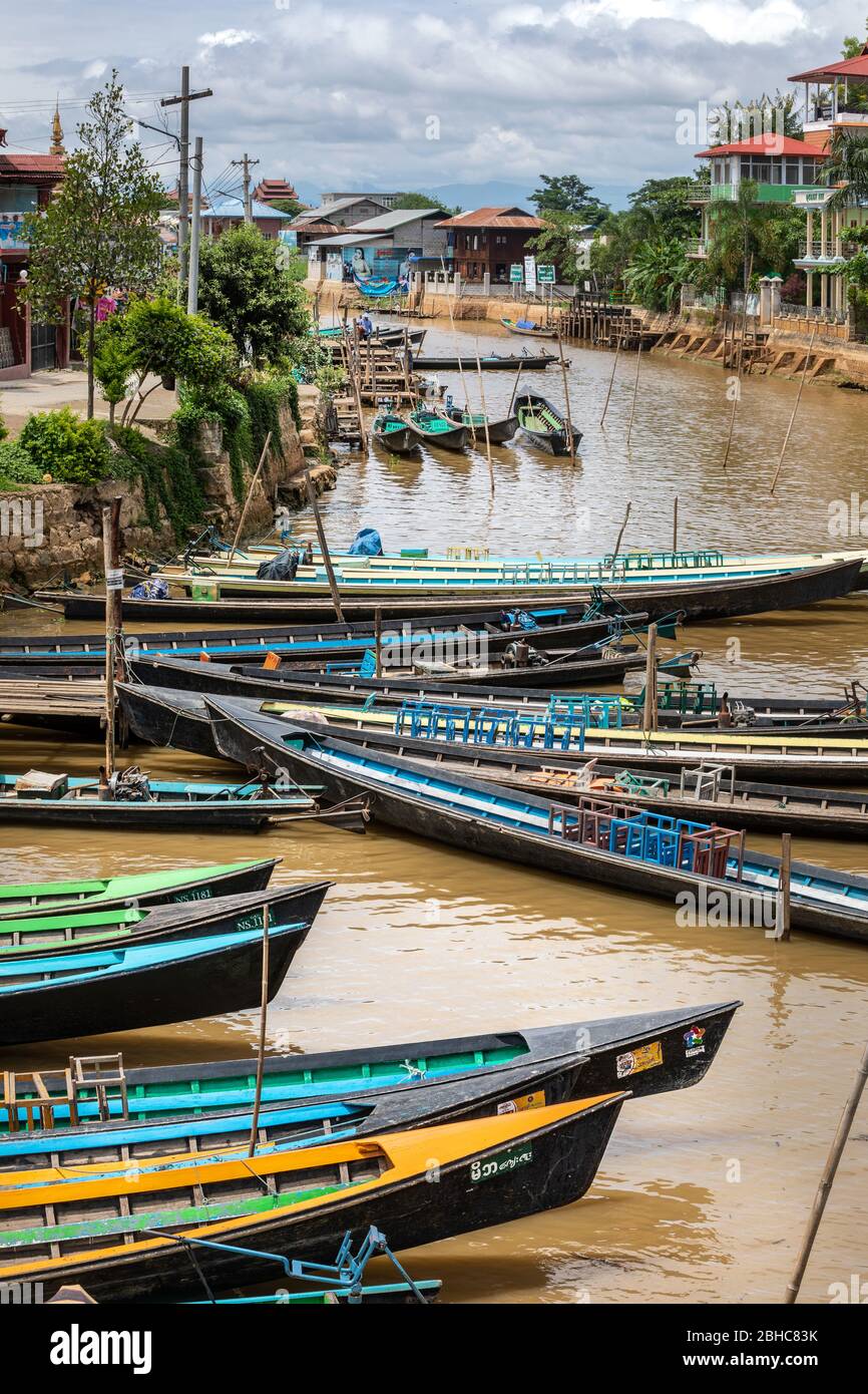 Southeast asia myanmar burma inlay lake agriculture hi-res stock ...