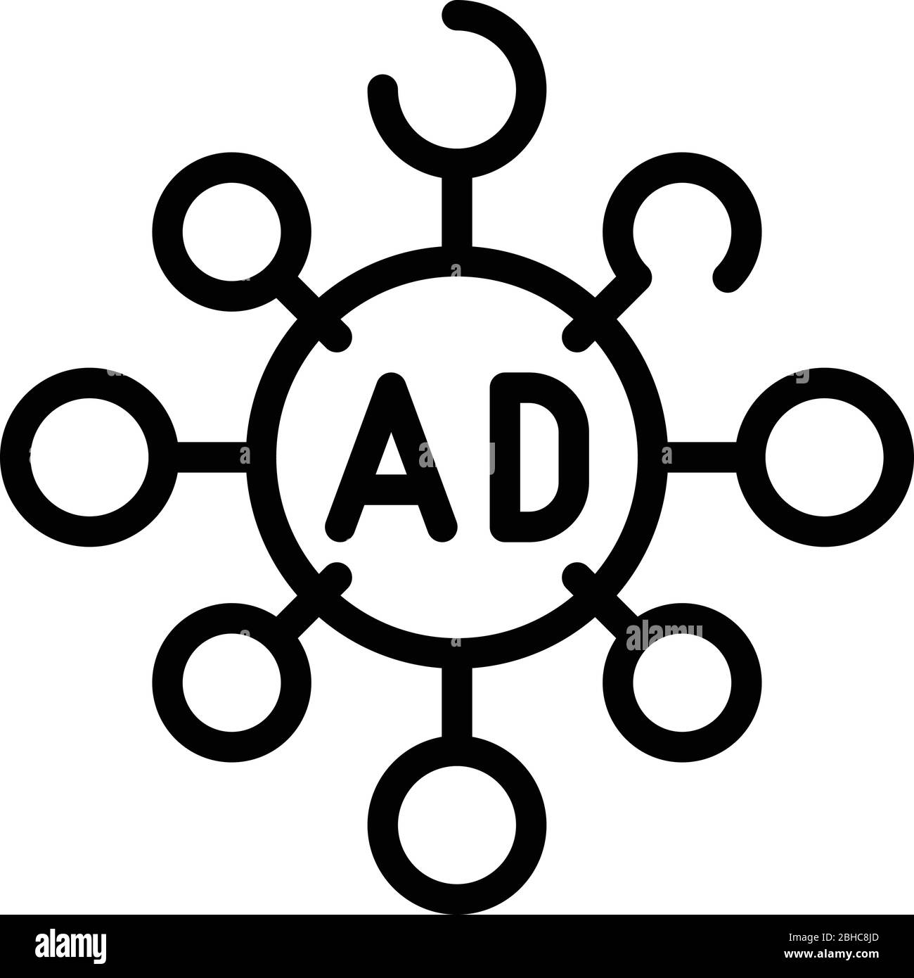 Project recognition line icon Stock Vector Images - Alamy