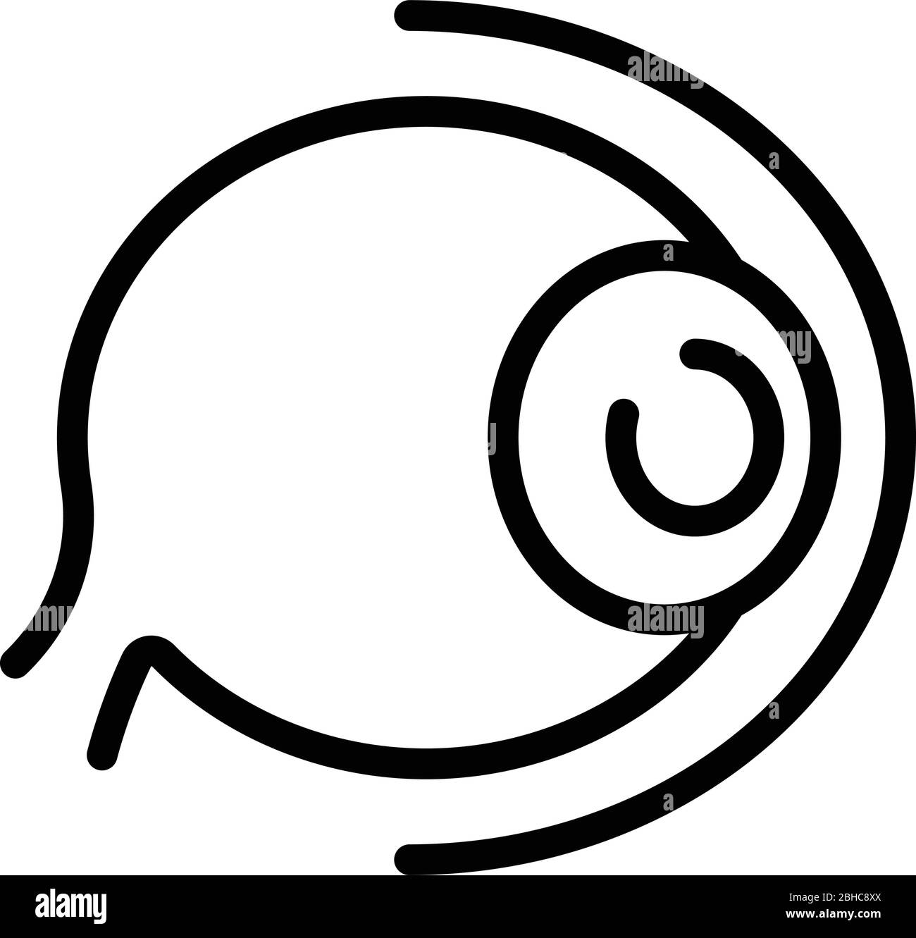 Eye ball icon, outline style Stock Vector Image & Art - Alamy