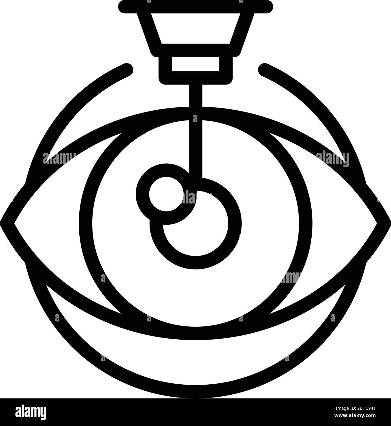 Cataract vision style Stock Vector Images - Alamy