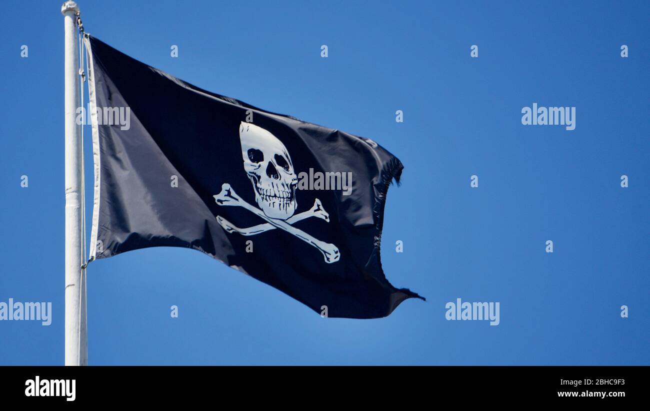 Pirate Flag Flying