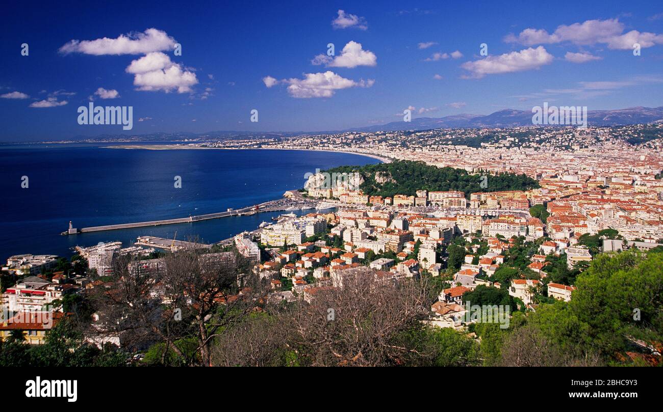 Overview of Nice Stock Photo - Alamy