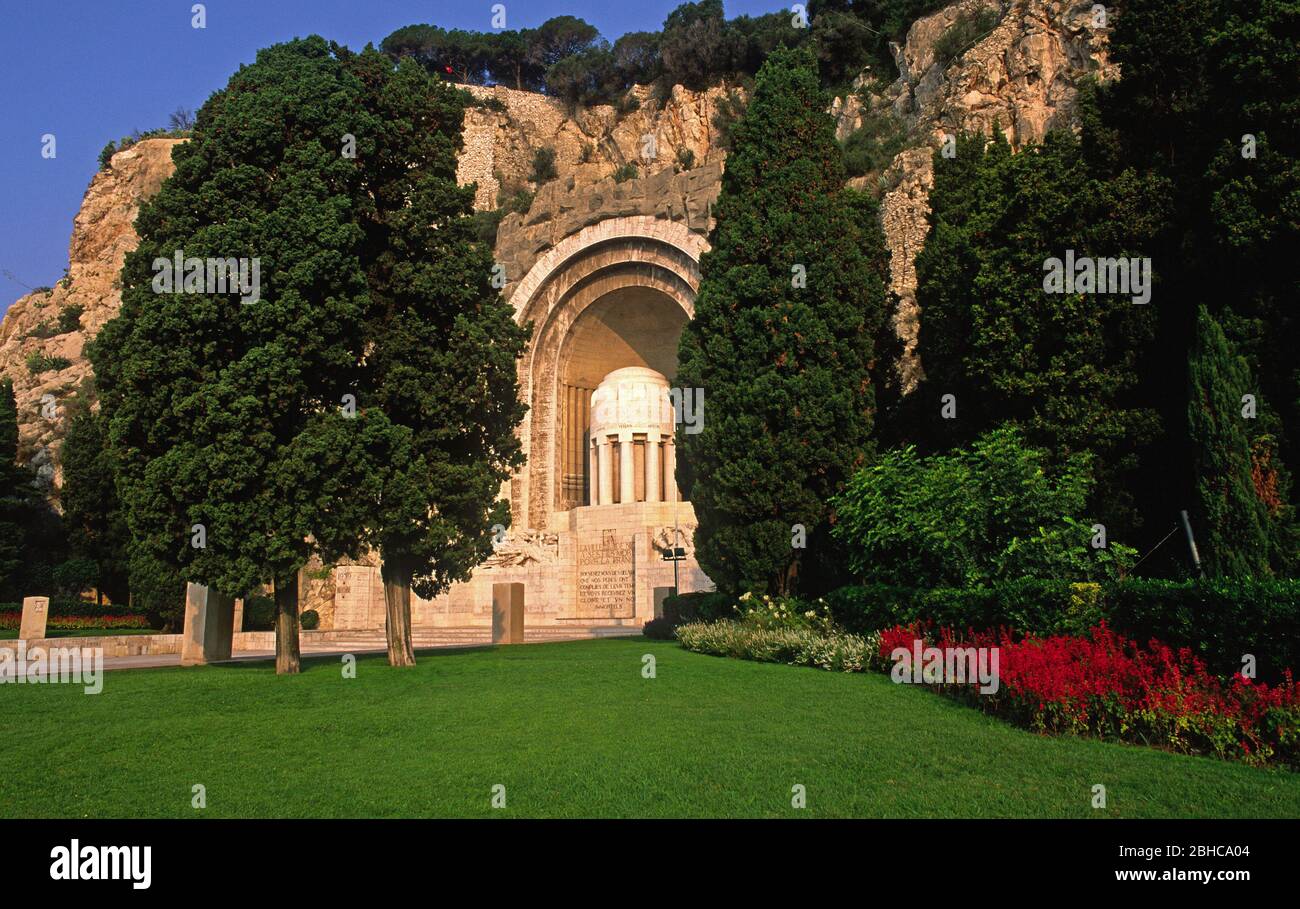 Nice war memorial Stock Photo - Alamy
