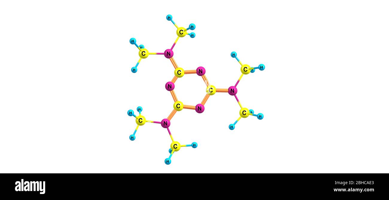 2,4,6-trisdimethylamino-1,3,5-triazine is an organic heterocyclic ...