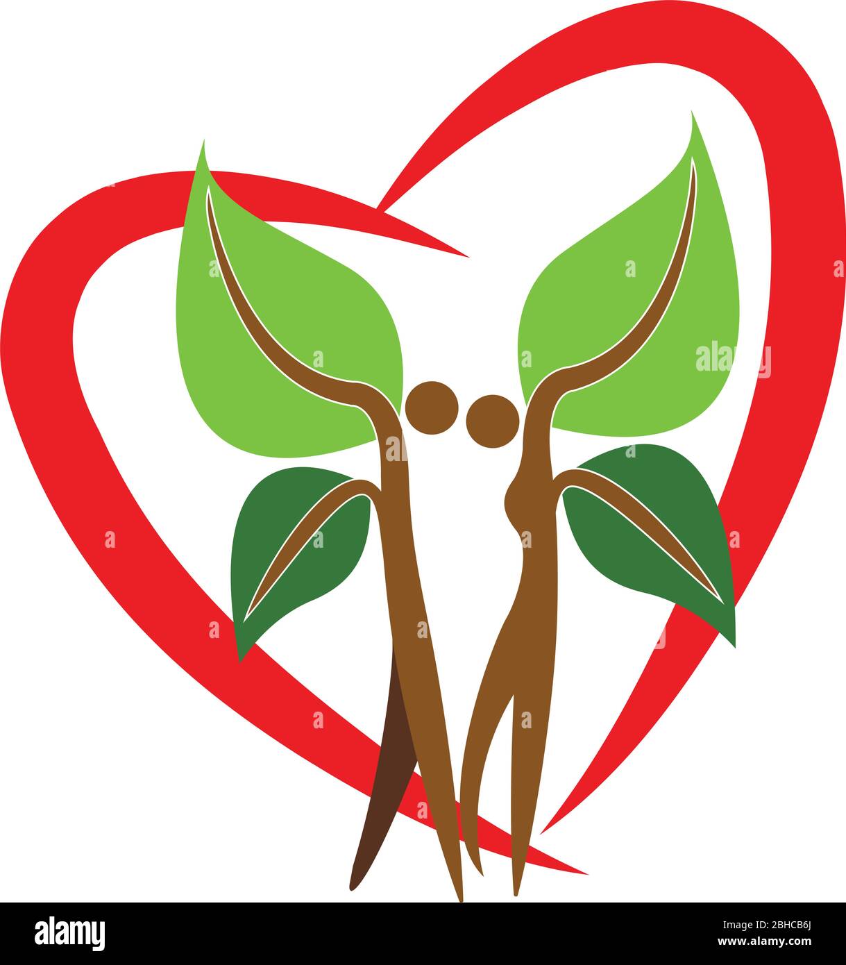 couple tree logo Stock Vector Image & Art - Alamy