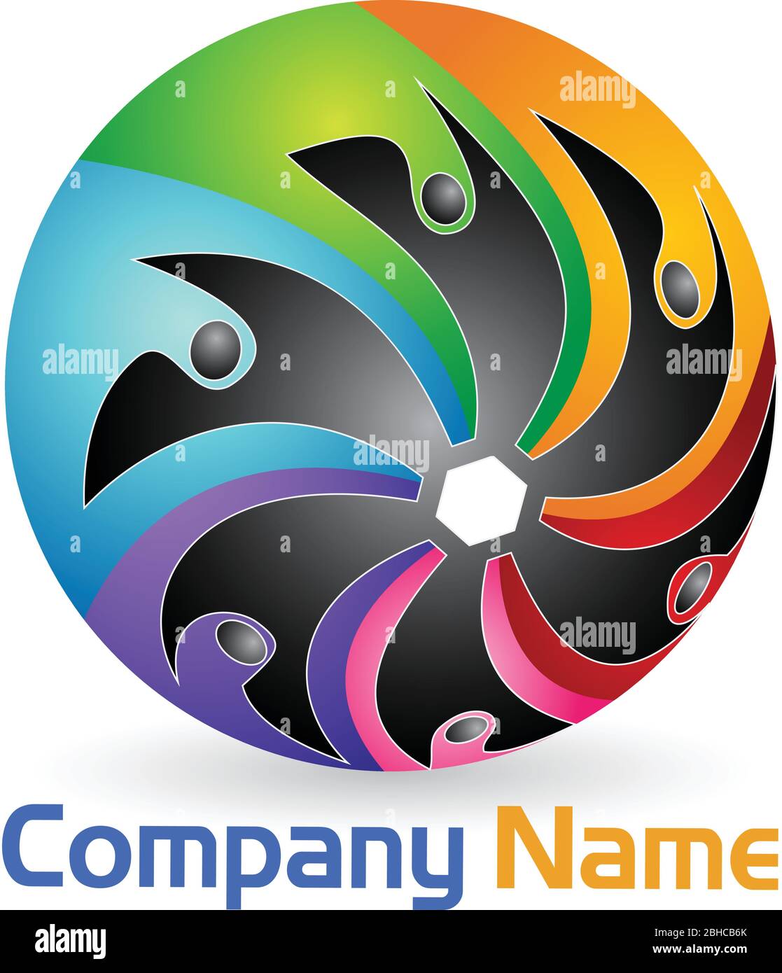 teamwork people logo Stock Vector Image & Art - Alamy