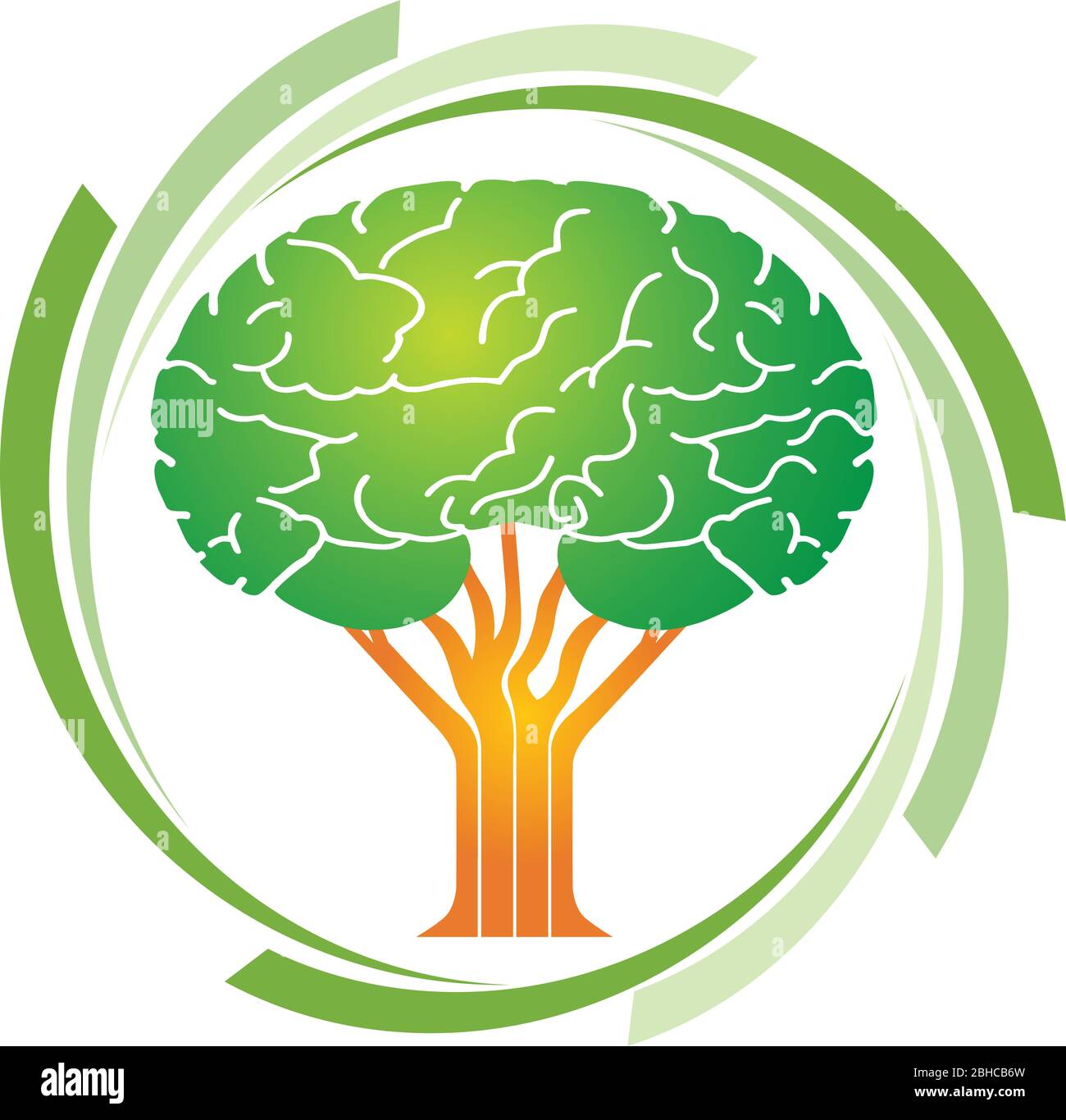 brain tree logo Stock Vector Image & Art - Alamy
