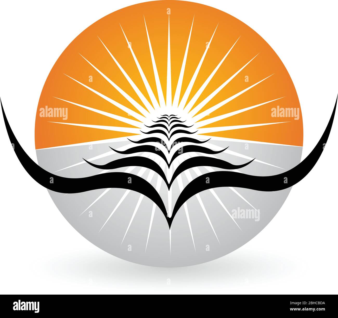 sun birds logo Stock Vector Image & Art - Alamy