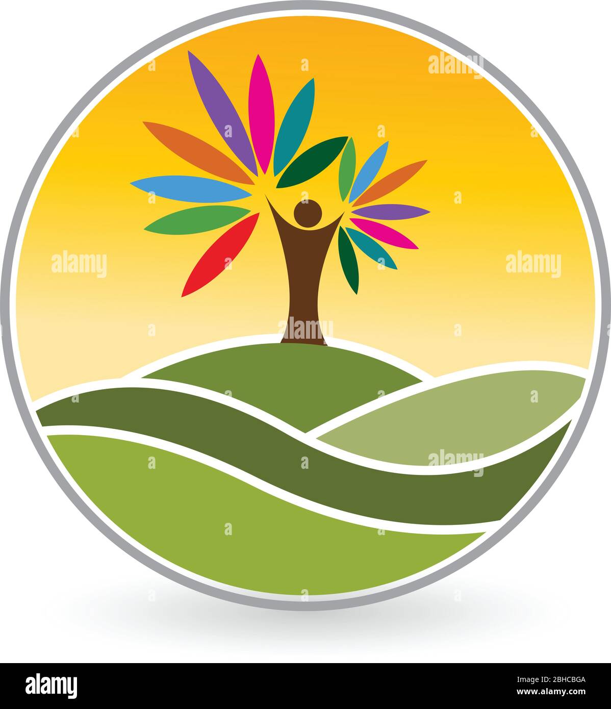 human tree logo Stock Vector Image & Art - Alamy