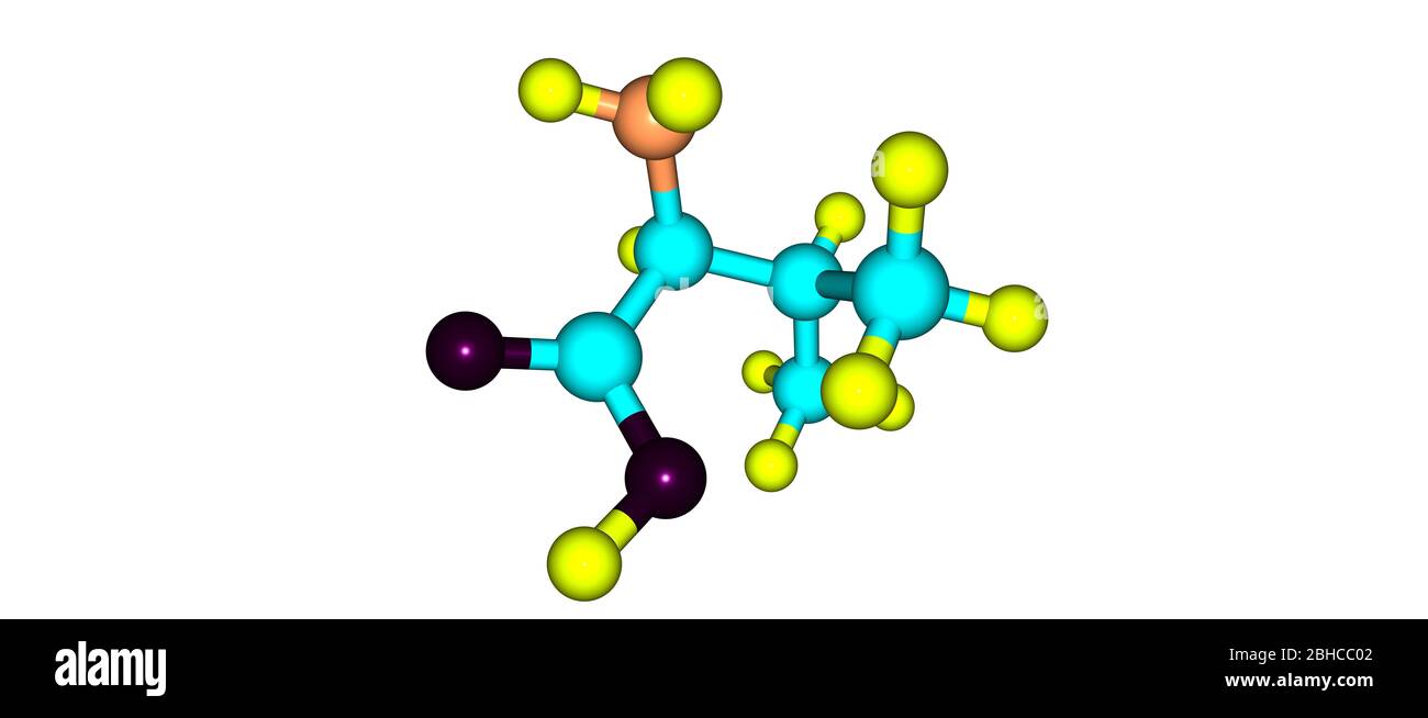 Valine or Val an amino acid that is used in the biosynthesis of ...