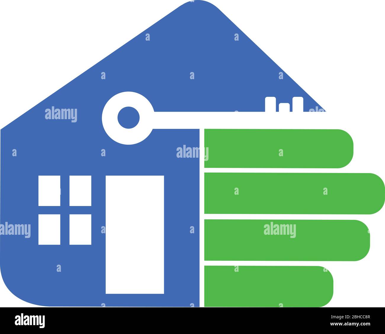 hand home logo Stock Vector Image & Art - Alamy