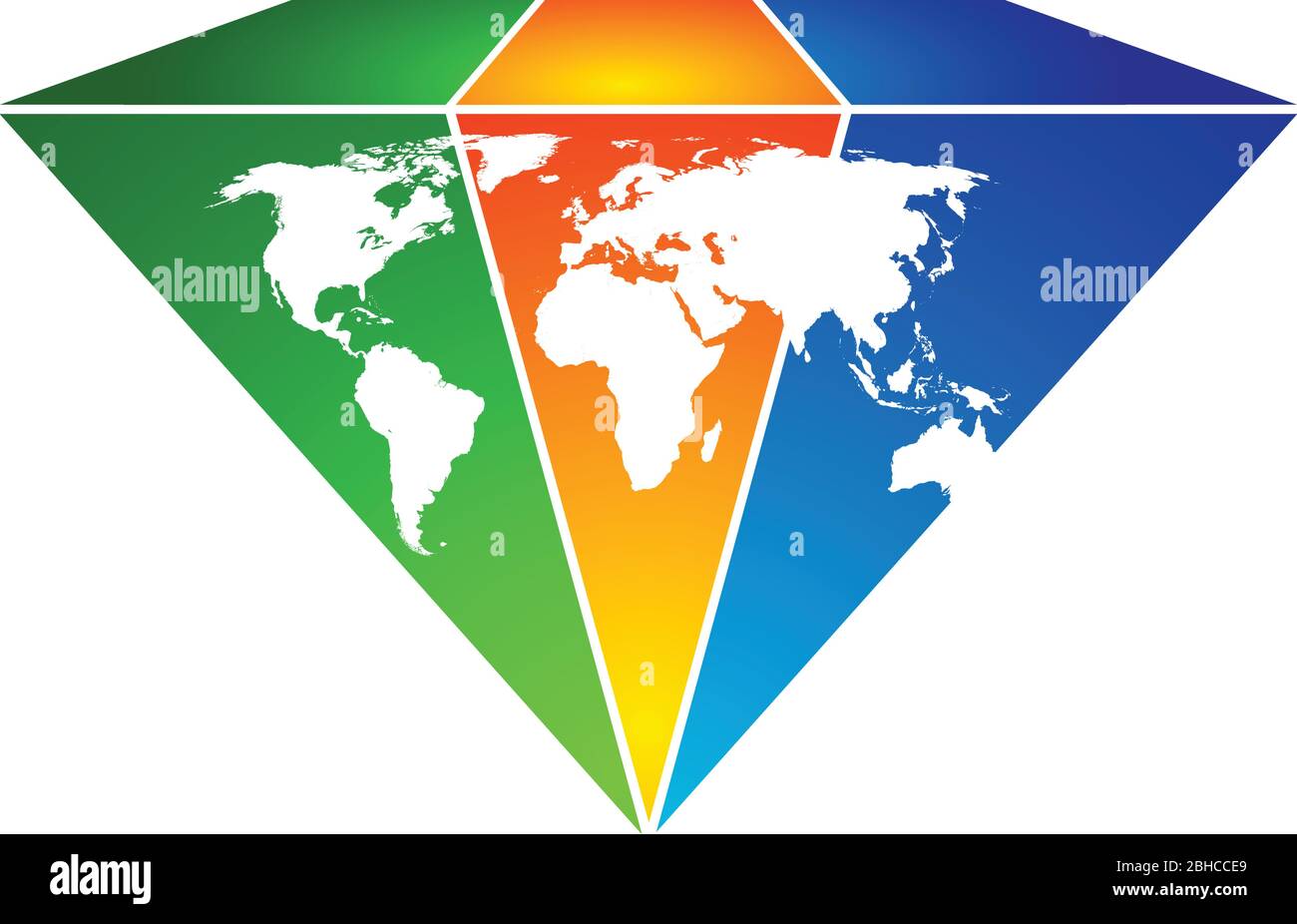 world diamond logo Stock Vector Image & Art - Alamy