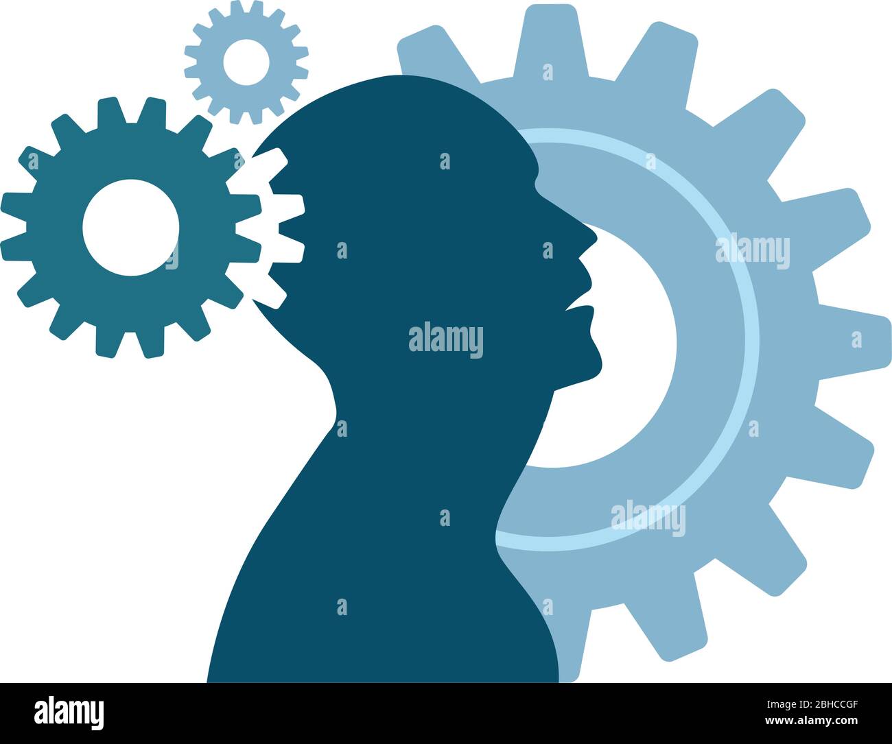 mind gear logo Stock Vector Image & Art - Alamy