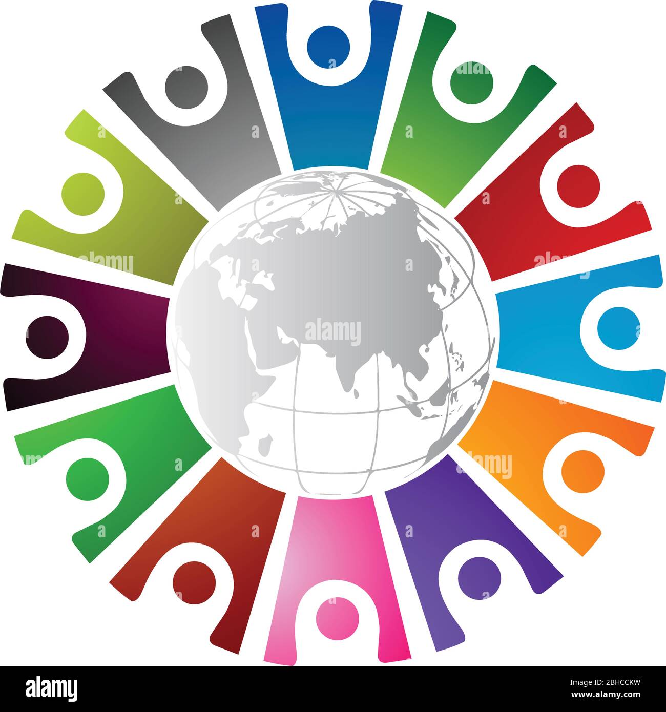 Human and earth connection Stock Vector Images - Alamy