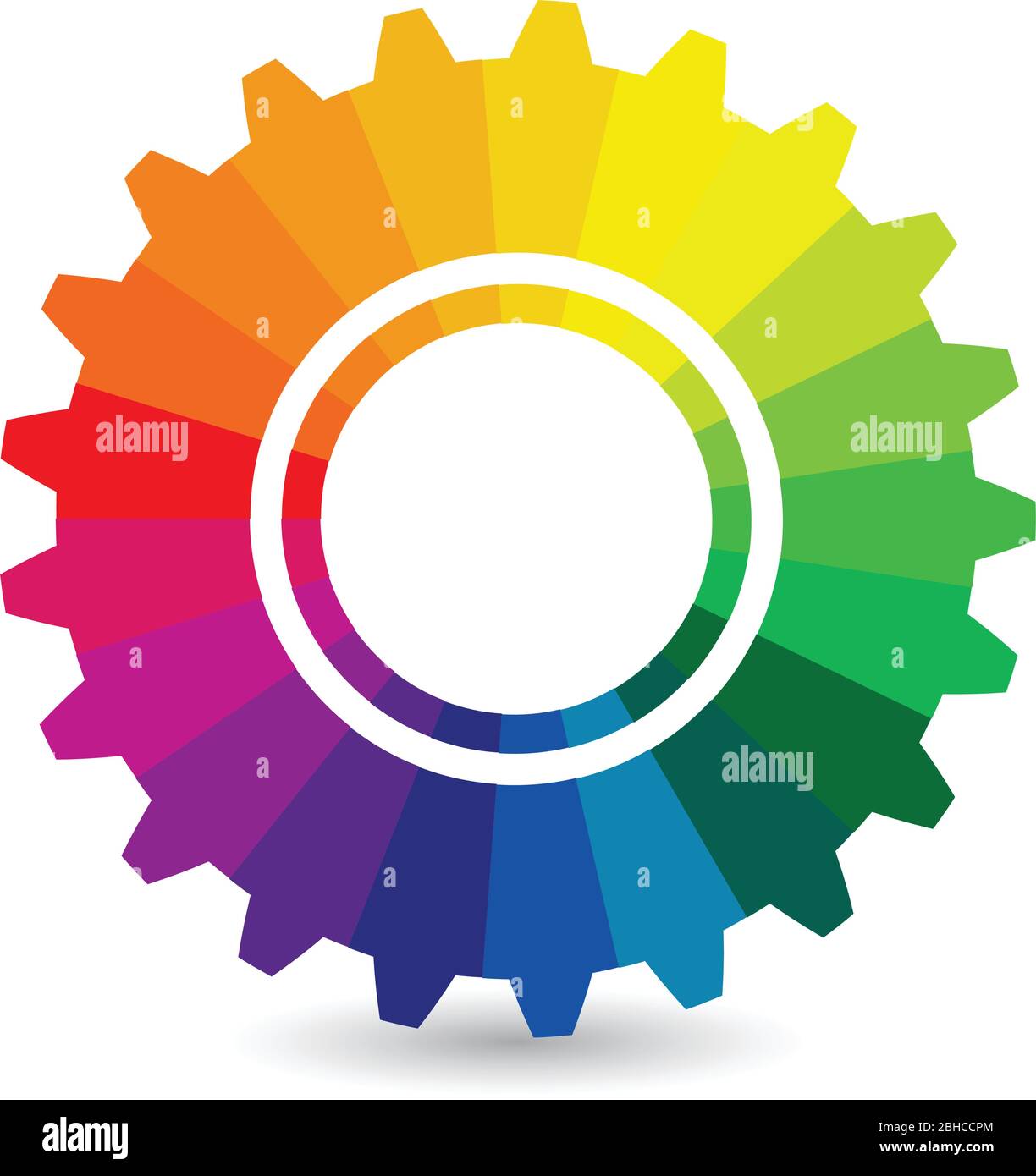 colorful gear logo Stock Vector Image & Art - Alamy