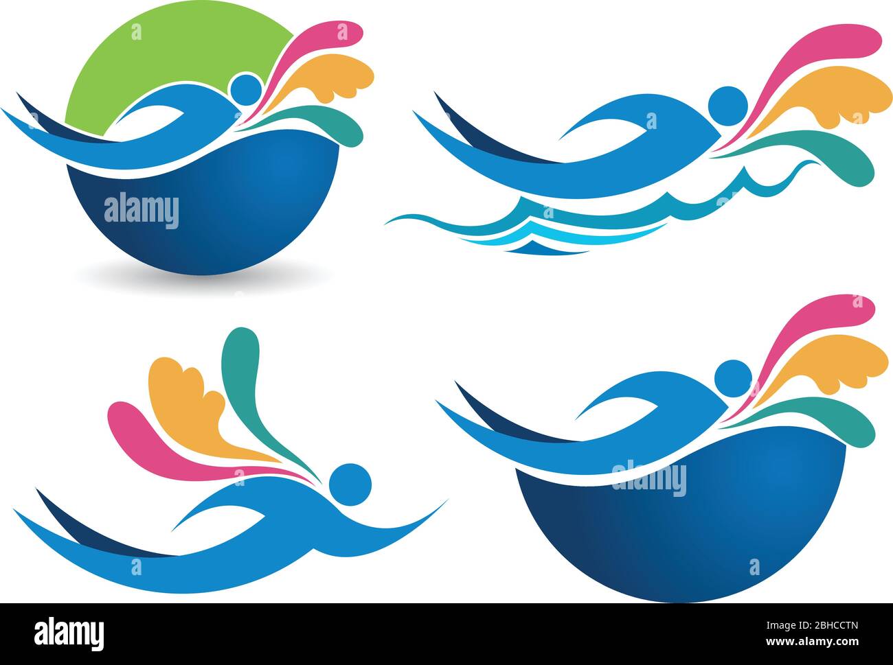 Olympic swim Stock Vector Images - Alamy
