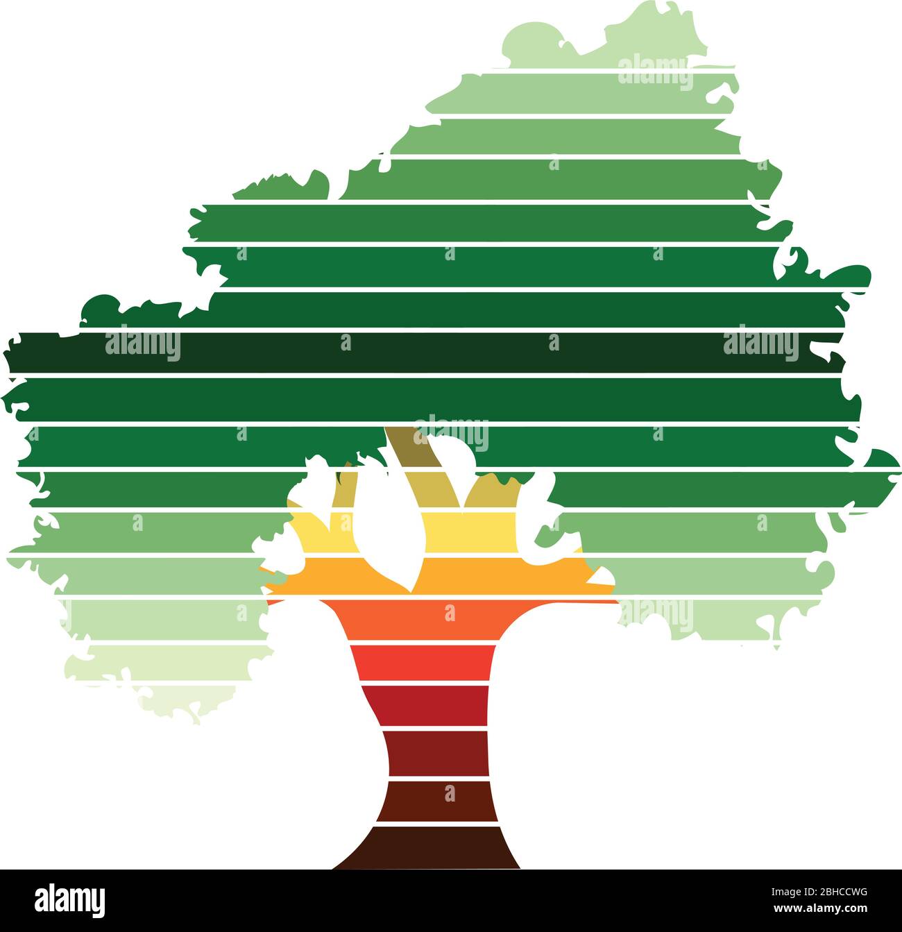green tree logo Stock Vector Image & Art - Alamy