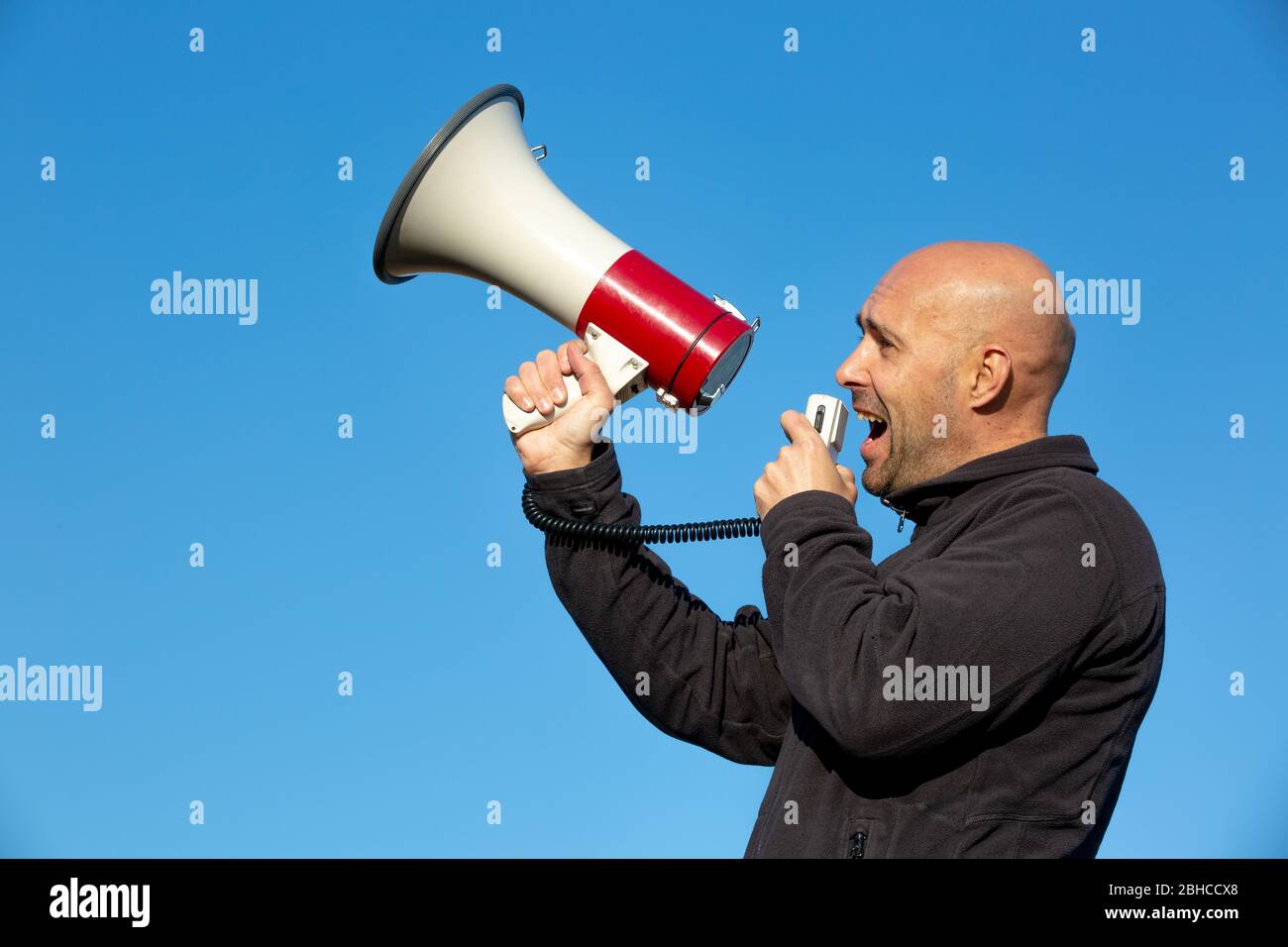 Boss shouting employee hi-res stock photography and images - Alamy