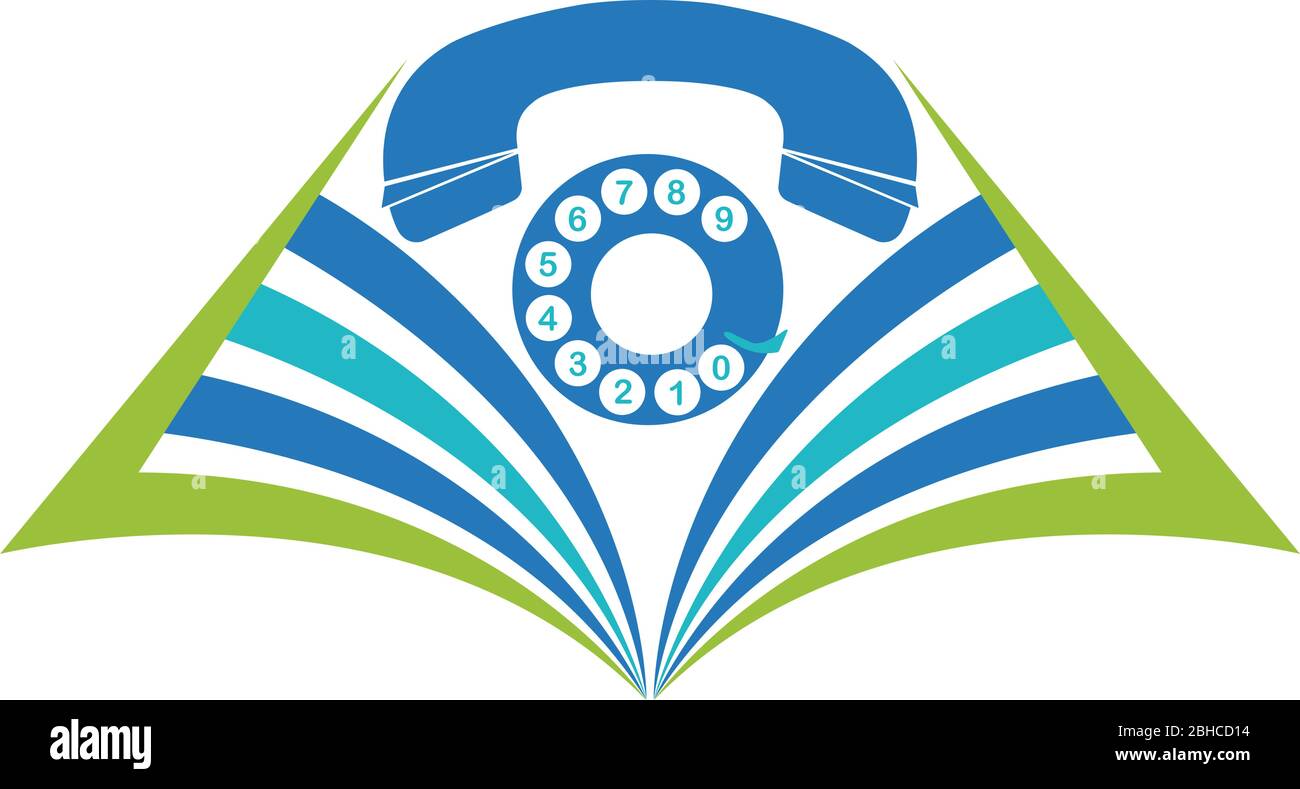 book phone logo Stock Vector Image & Art - Alamy