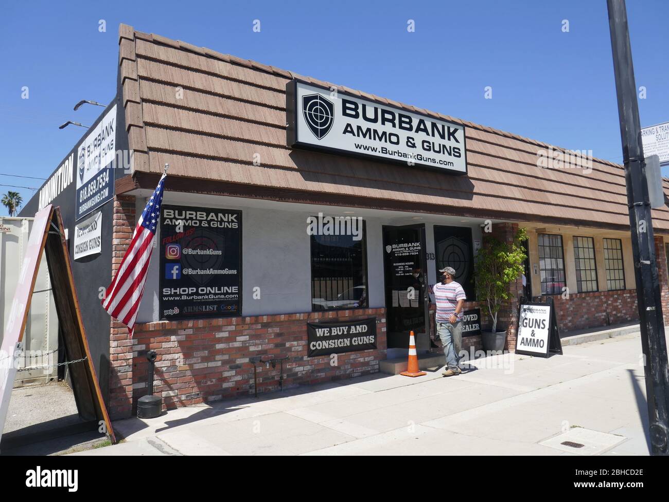 Los Angeles, California, USA 24th April 2020 A general view of ...