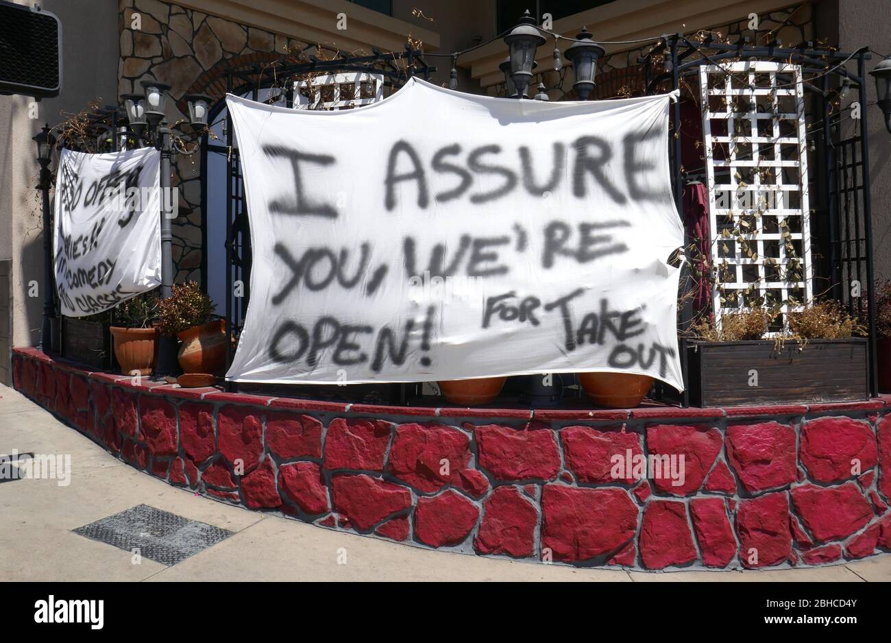 Burbank, California, USA 24th April 2020 A general view of atmosphere ...