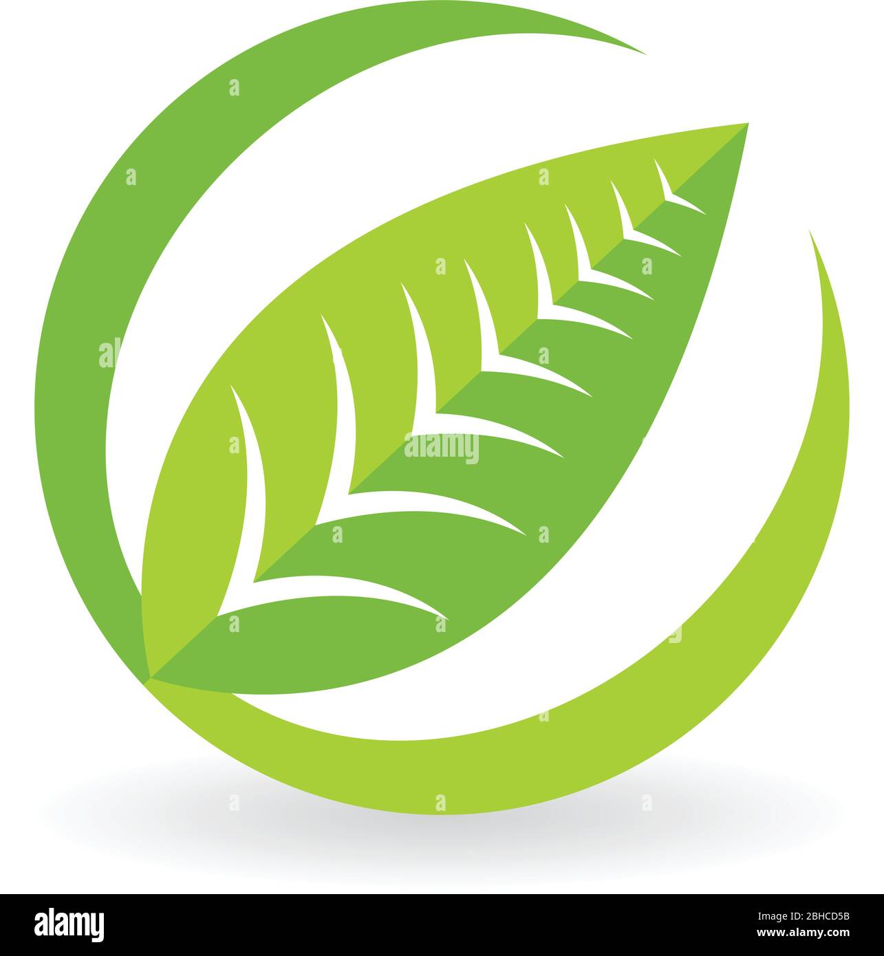 Leaf paper clip logo hi-res stock photography and images - Alamy