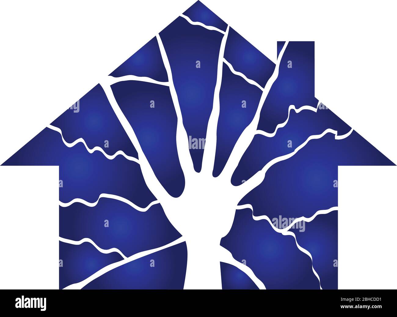 broken house concept Stock Vector Image & Art - Alamy