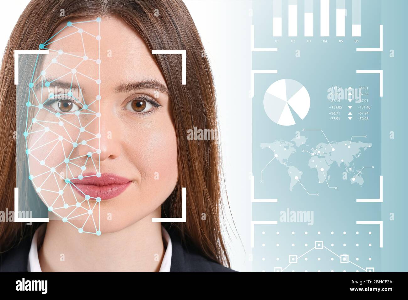Does facial recognition software work hi-res stock photography and ...