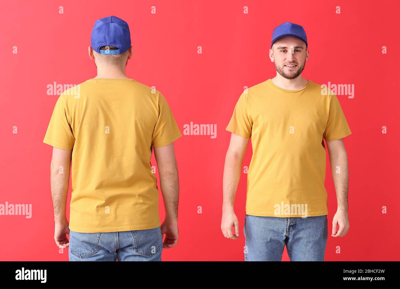 Wearing baseball cap back to front hi-res stock photography and images ...