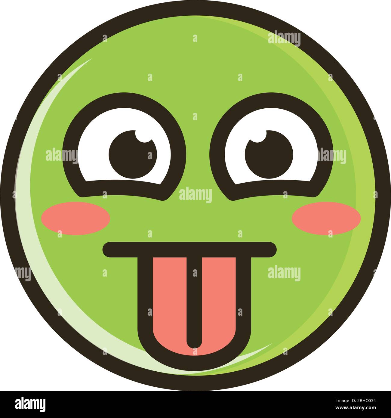 stuck out tongue funny smiley emoticon face expression vector ...