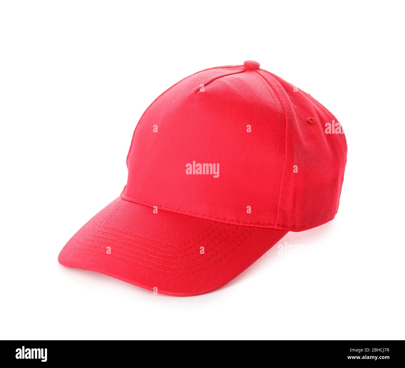 Blank cap on white background Stock Photo - Alamy