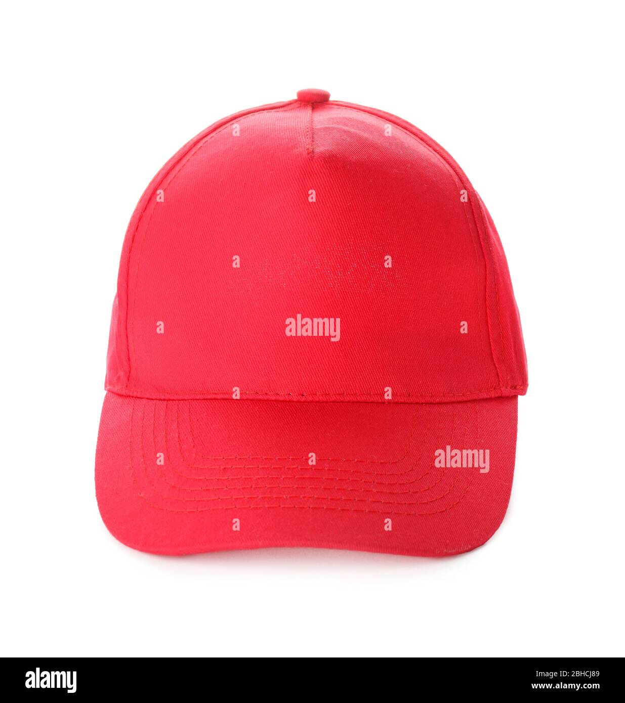 Blank cap on white background Stock Photo - Alamy