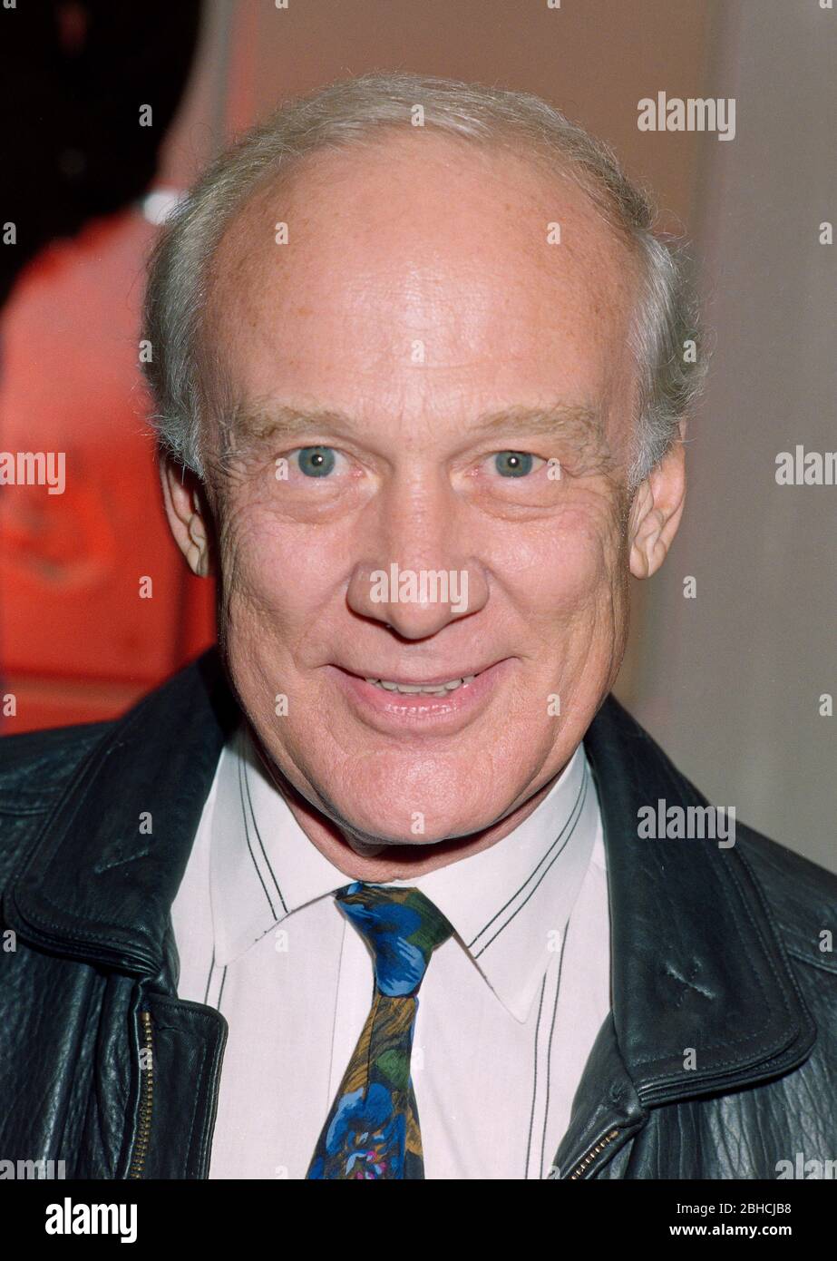 LOS ANGELES, CA. c.1994: Former Apollo 11 lunar astronaut Edwin Buzz ...