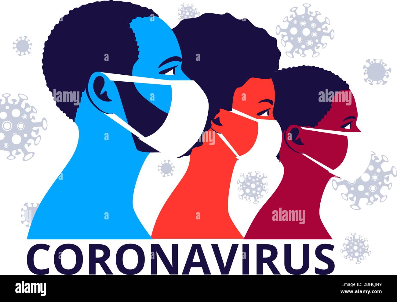 Bearded masks Stock Vector Images - Alamy