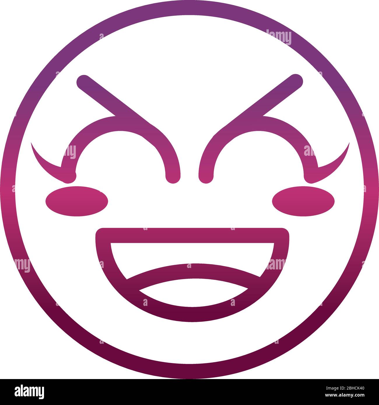 happy funny smiley emoticon face expression vector illustration ...