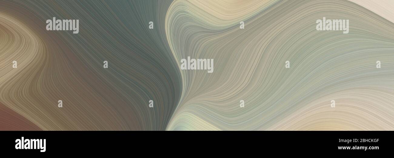 abstract flowing horizontal header with dark gray, dim gray and pastel ...