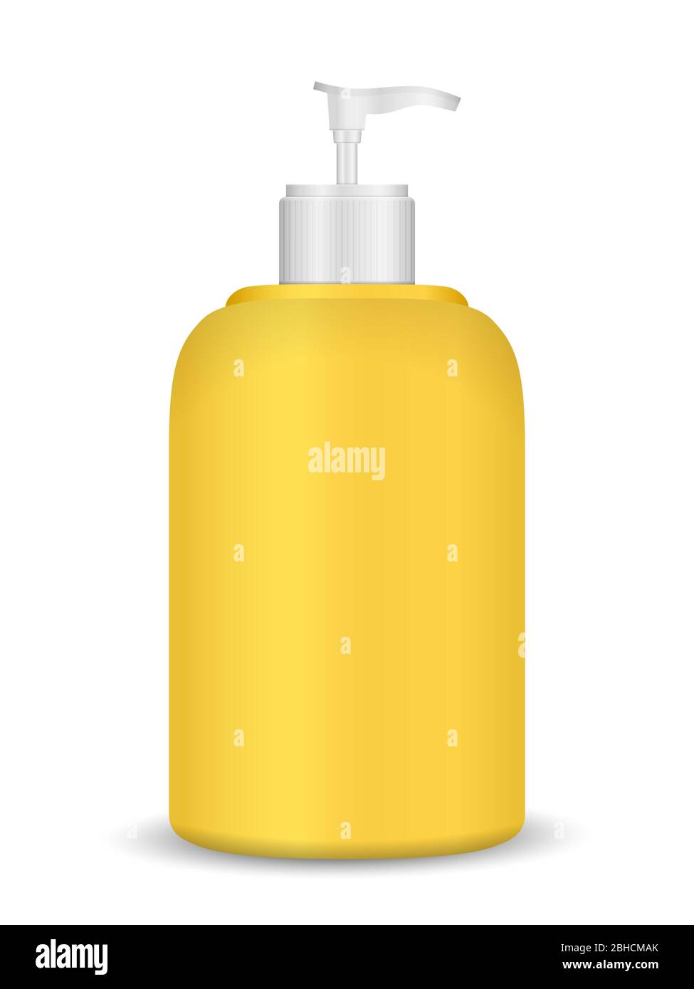 Liquid soap on a white background. Vector illustration Stock Photo - Alamy
