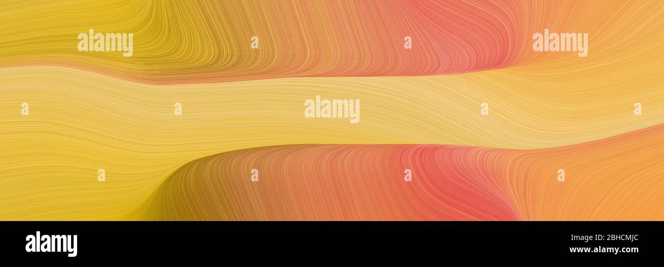 abstract moving header design with sandy brown, indian red and golden ...