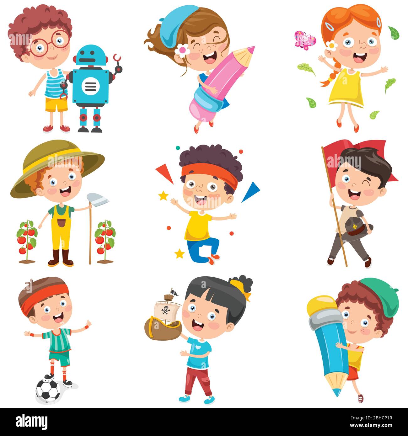 Concept Design For Children Education Stock Vector Image & Art - Alamy