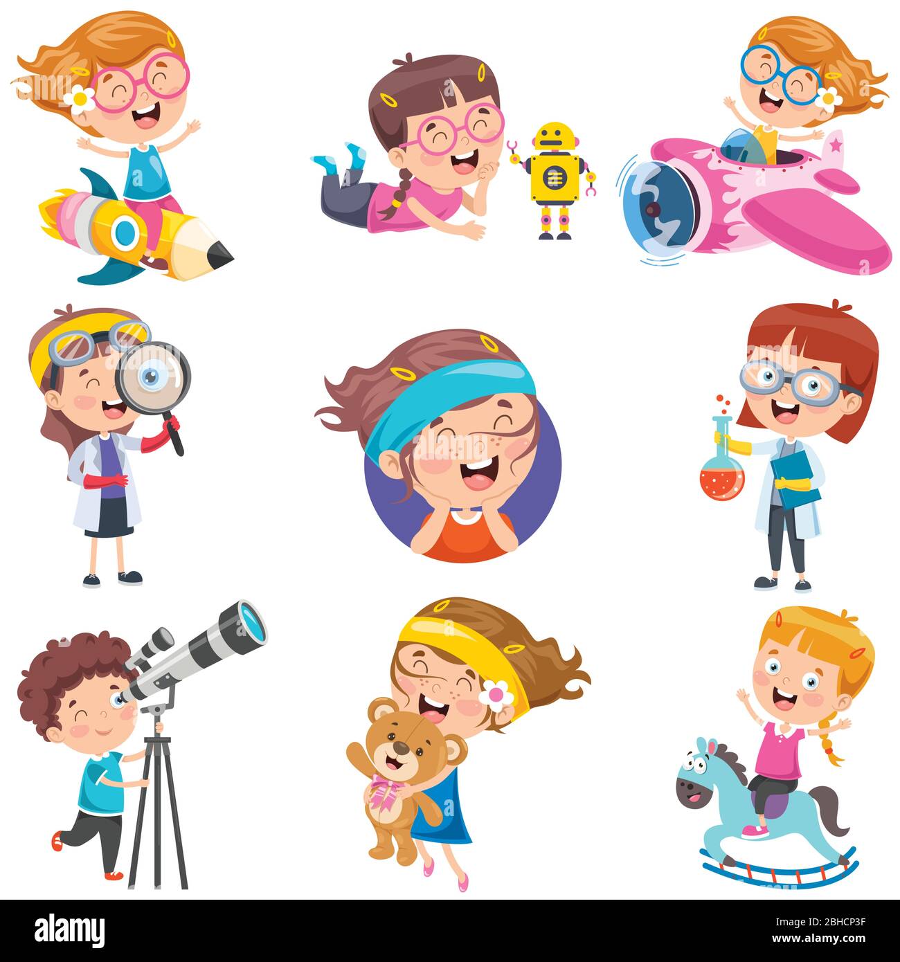 Concept Design For Children Education Stock Vector Image & Art - Alamy