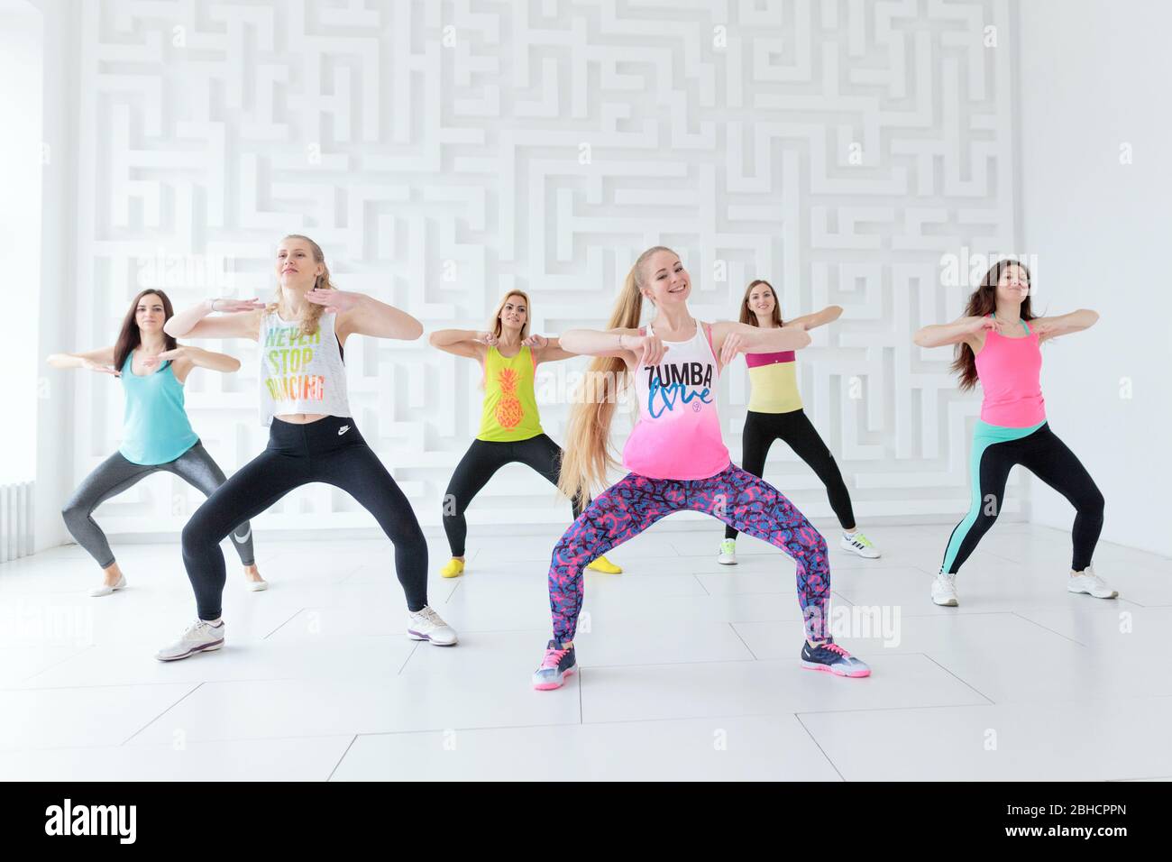 Zumba dance group party hi-res stock photography and images - Alamy