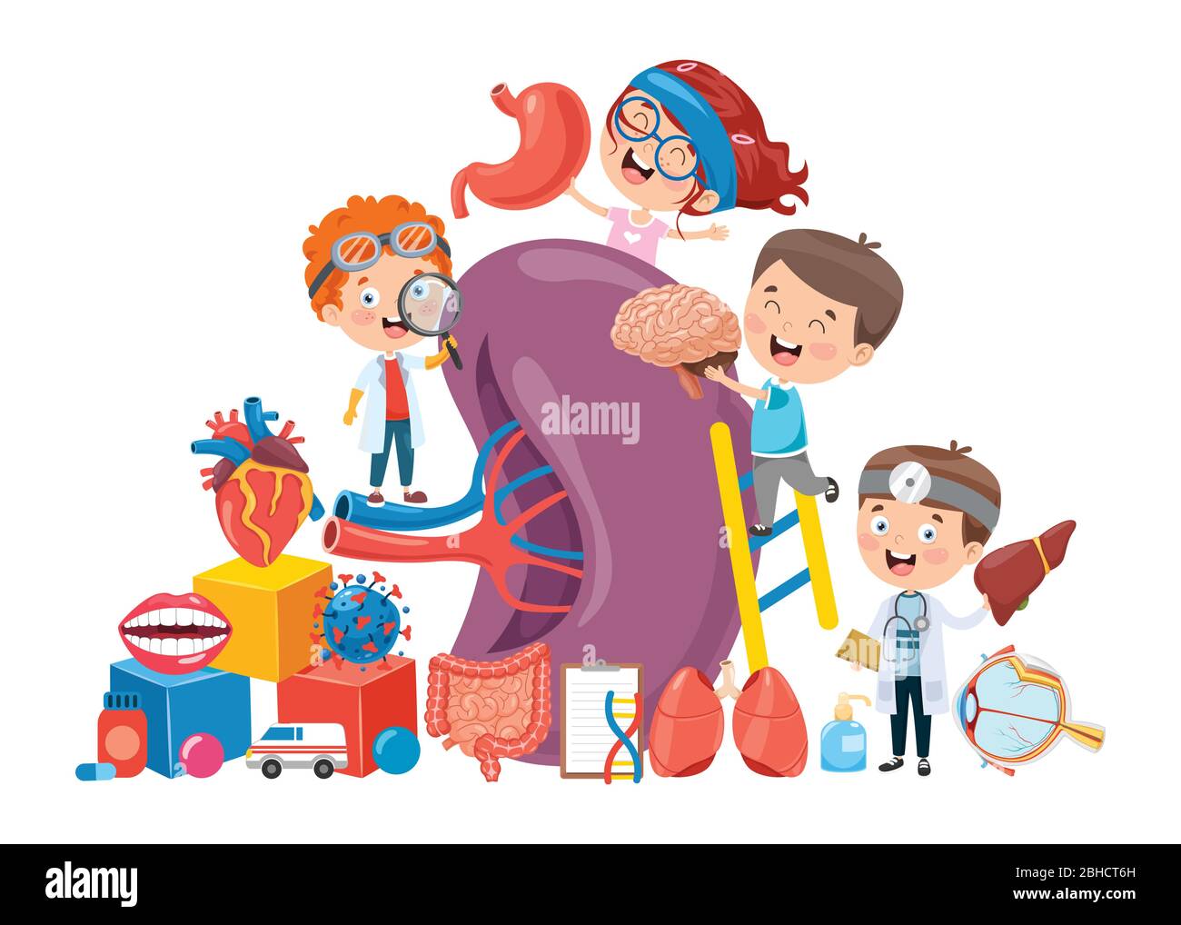 Diseases Cartoon High Resolution Stock Photography and Images - Alamy