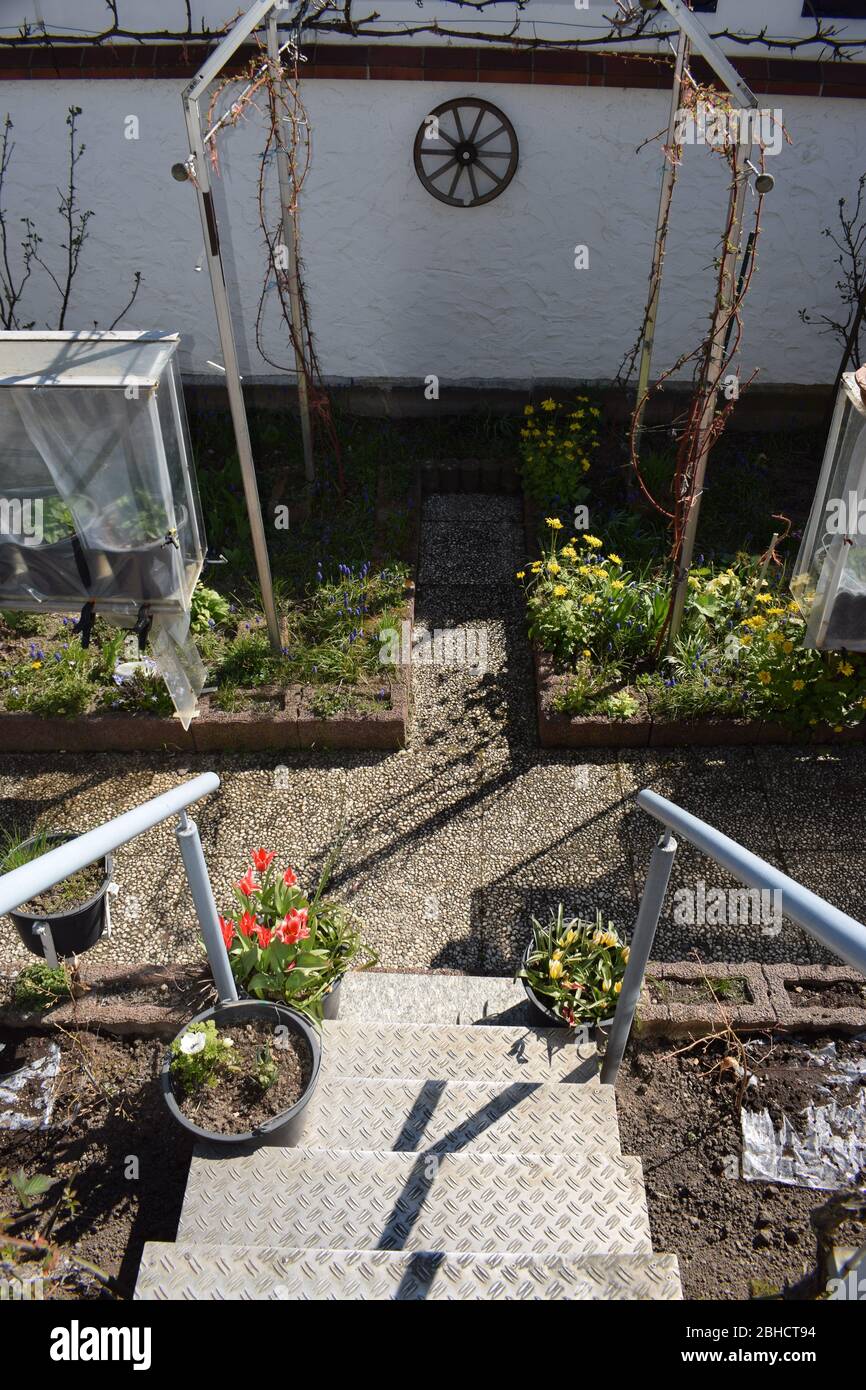 Small spring garden hi-res stock photography and images - Alamy
