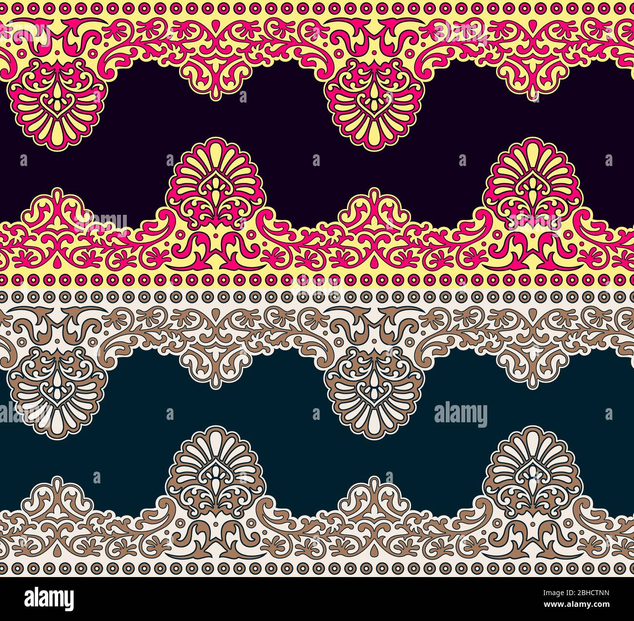 floral abstract border design background Stock Photo - Alamy