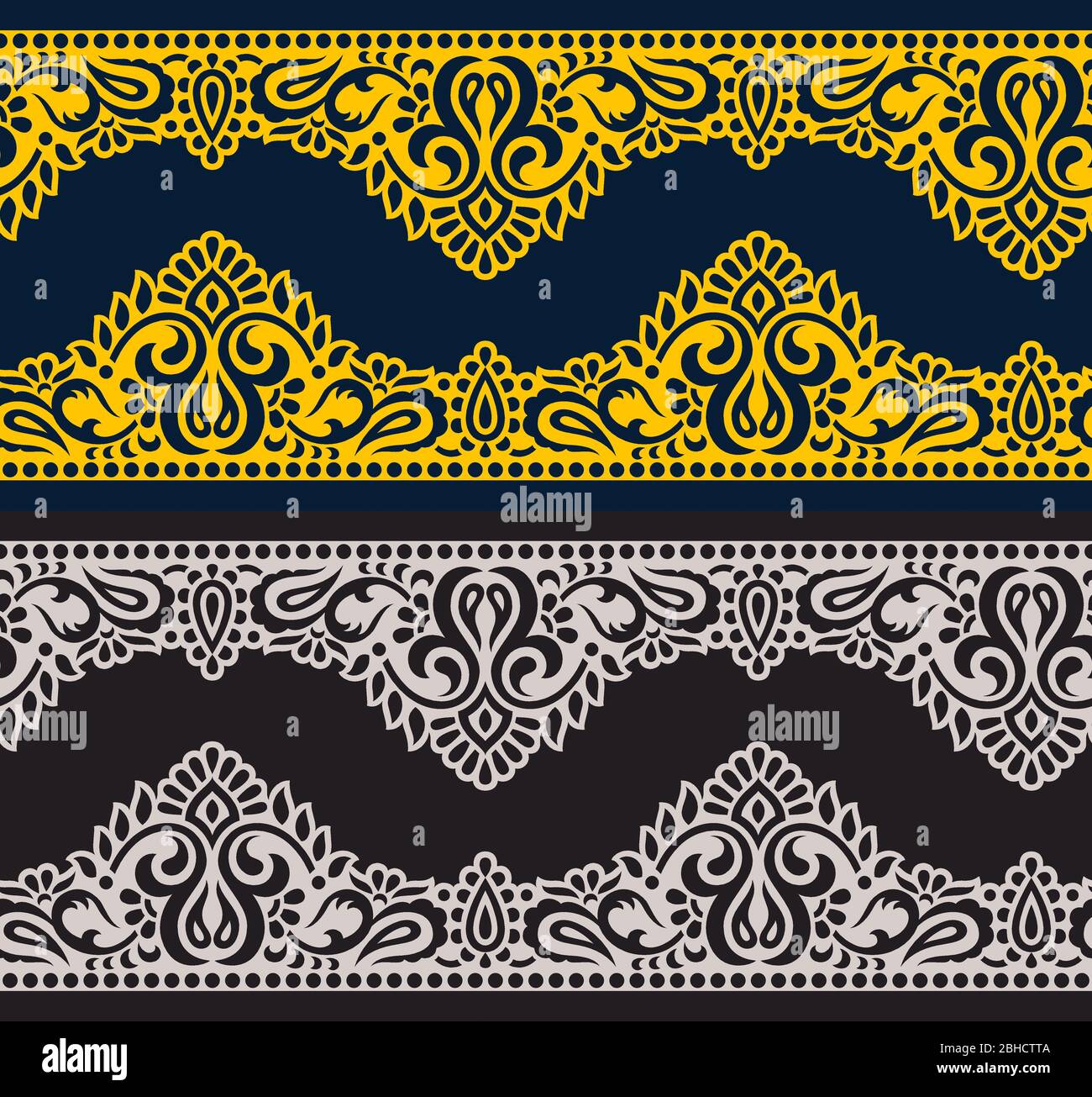 floral abstract border design background Stock Photo - Alamy