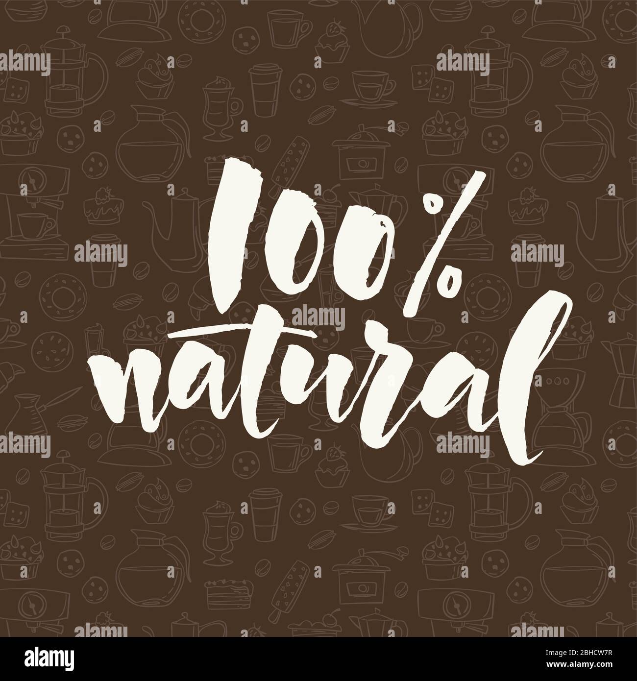 Eco lifestyle natural calligraphy hand written text Stock Vector Image ...